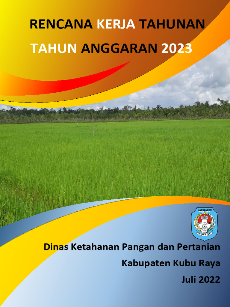 Rencana Kerja Tahunan Tahun Anggaran 2023 | PDF
