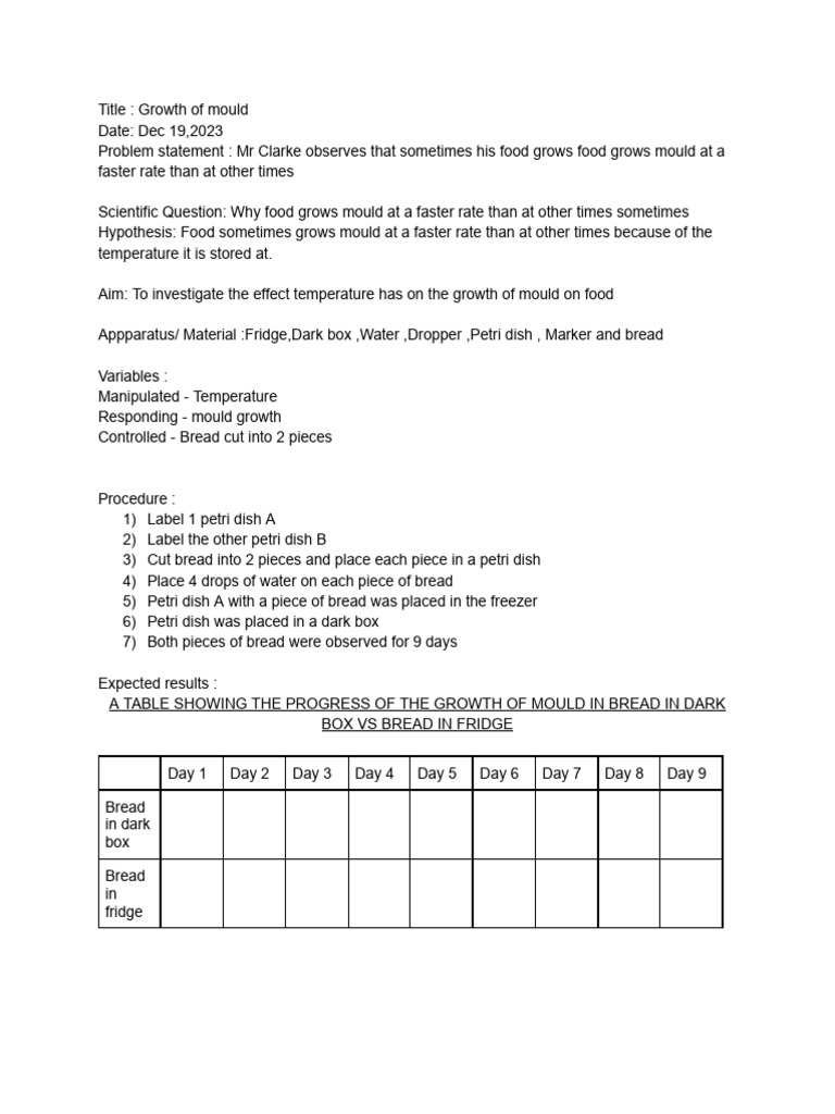 Biology PD Lab | PDF