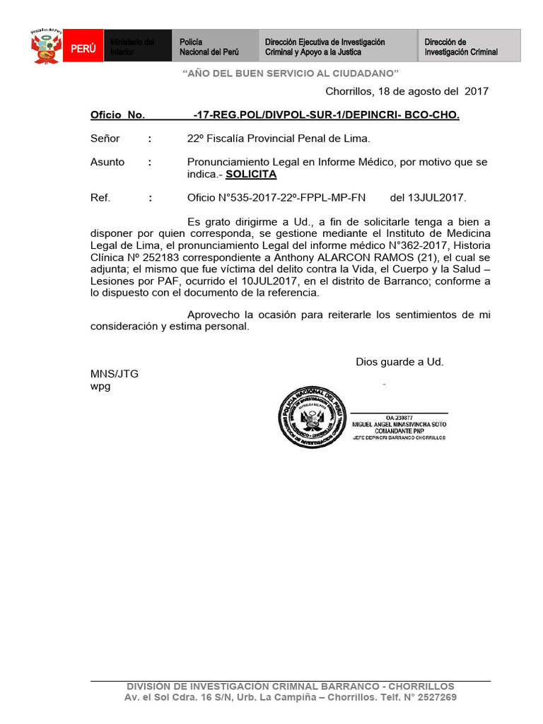 Solicita Pronunciamiento legal | PDF | Derecho penal | Justicia penal