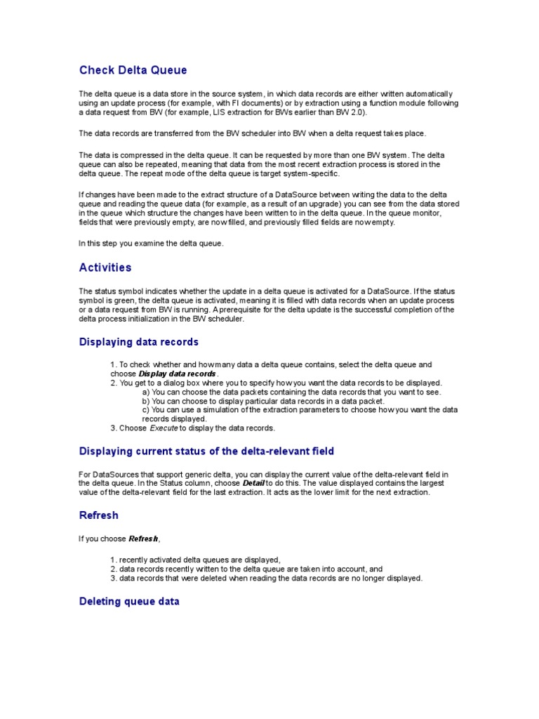 About Delta Queue | PDF | Queue (Abstract Data Type) | Scheduling (Computing)