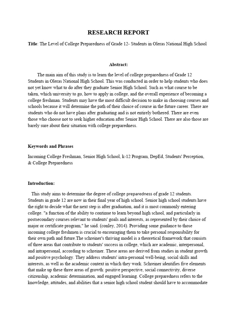 RESEARCH REPORT ? | PDF | Statistics