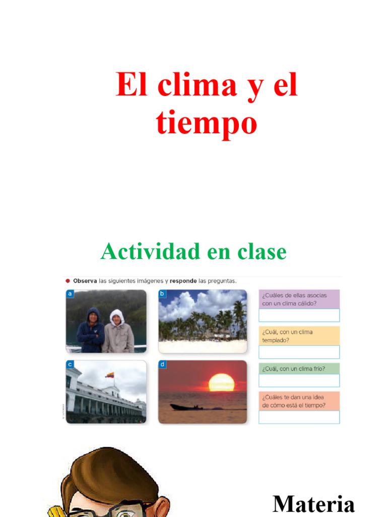 El Clima y El Tiempo | PDF