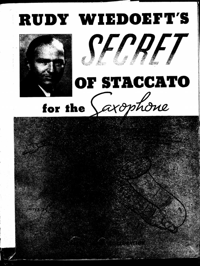 Wiedoeft, Rudy - Secret of Staccato | PDF