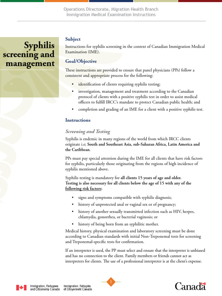 1.IMEI Syphilis | Download Free PDF | Sexually Transmitted Infection | Gynaecologic Disorders