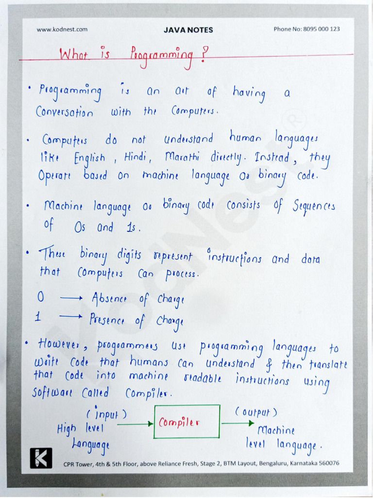 2666129 Java Introduction To Programming Notes Pdf 0599