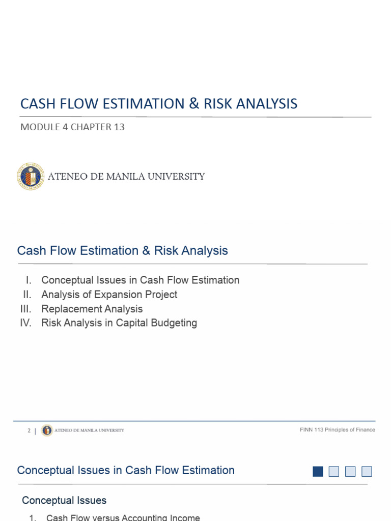 04 Ch13 Cash Flow Estimation & Risk Analysis | PDF | Business