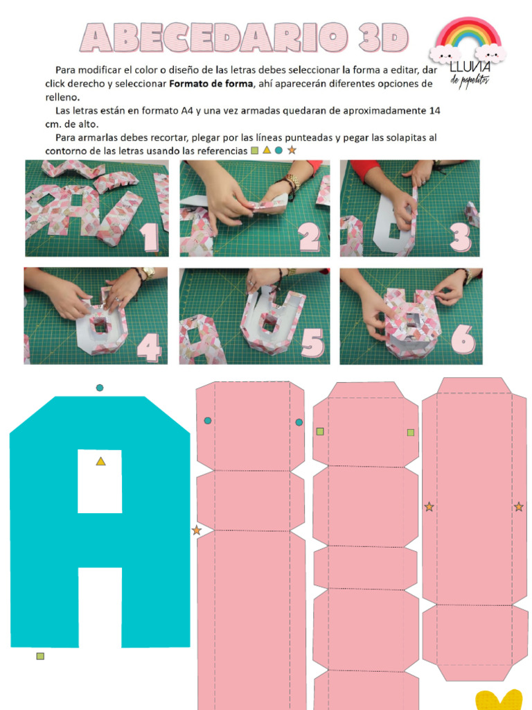 Letras 3d Editables - PPTX - 20240506 - 122111 - 0000 | PDF