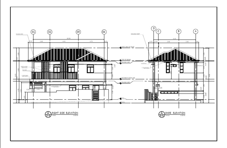 RARE AND RIGHT ELEVATION | PDF | Building Engineering