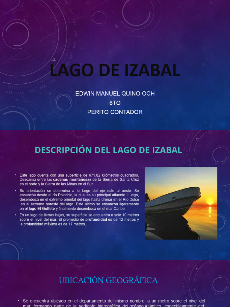 Lago de Izabal | PDF | lago | Ciencias de la Tierra