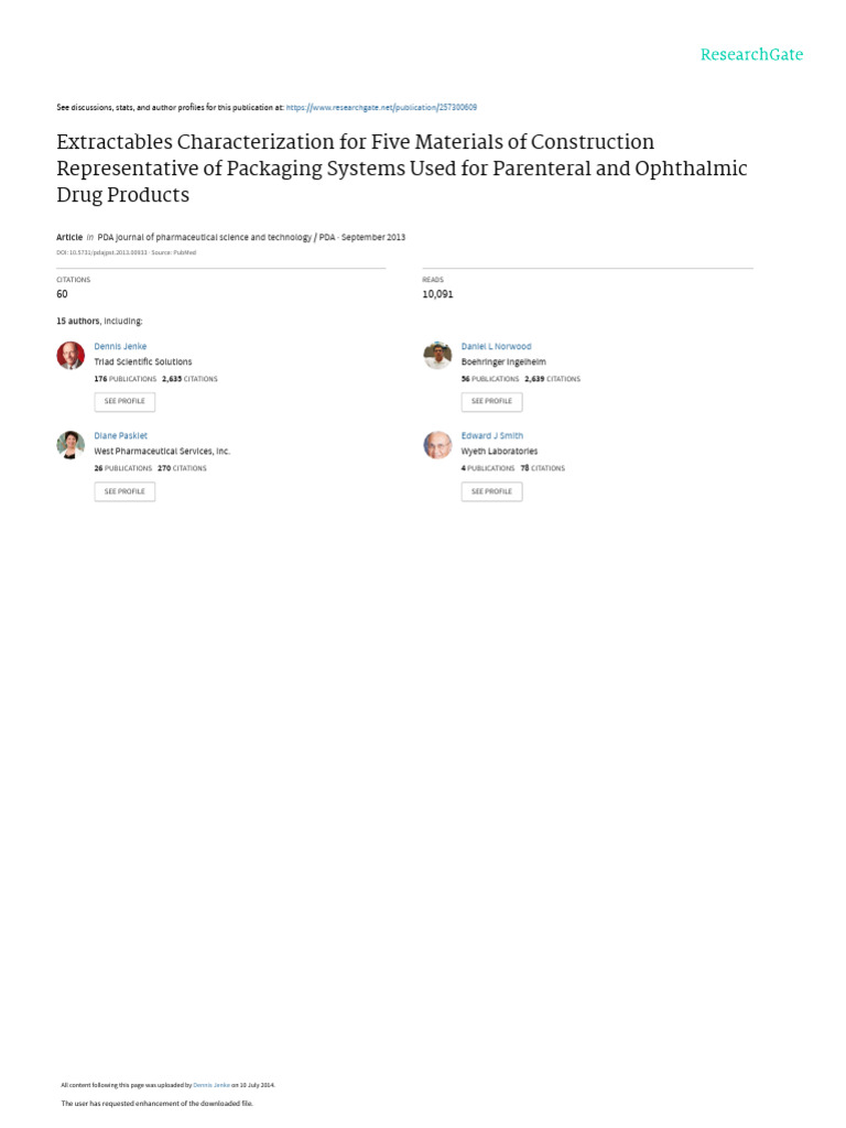 Pod p Materials Manuscript | PDF | Gas Chromatography | High ...