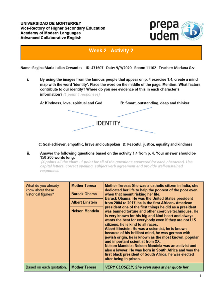 2.2 Worksheet - Regina Julian | PDF