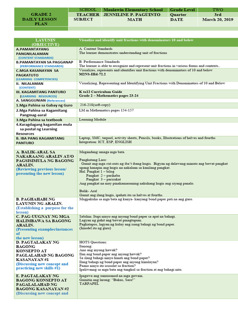 MATH 2 COT 3rd Quarter | PDF