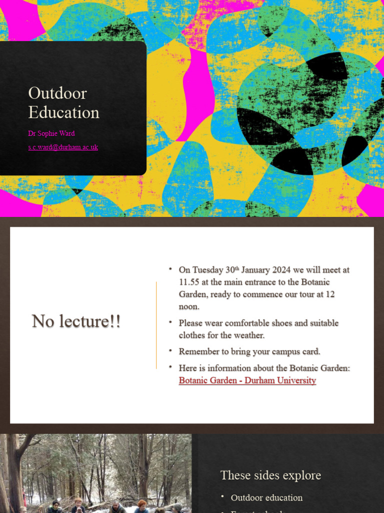 Outdoor Education | PDF | Learning