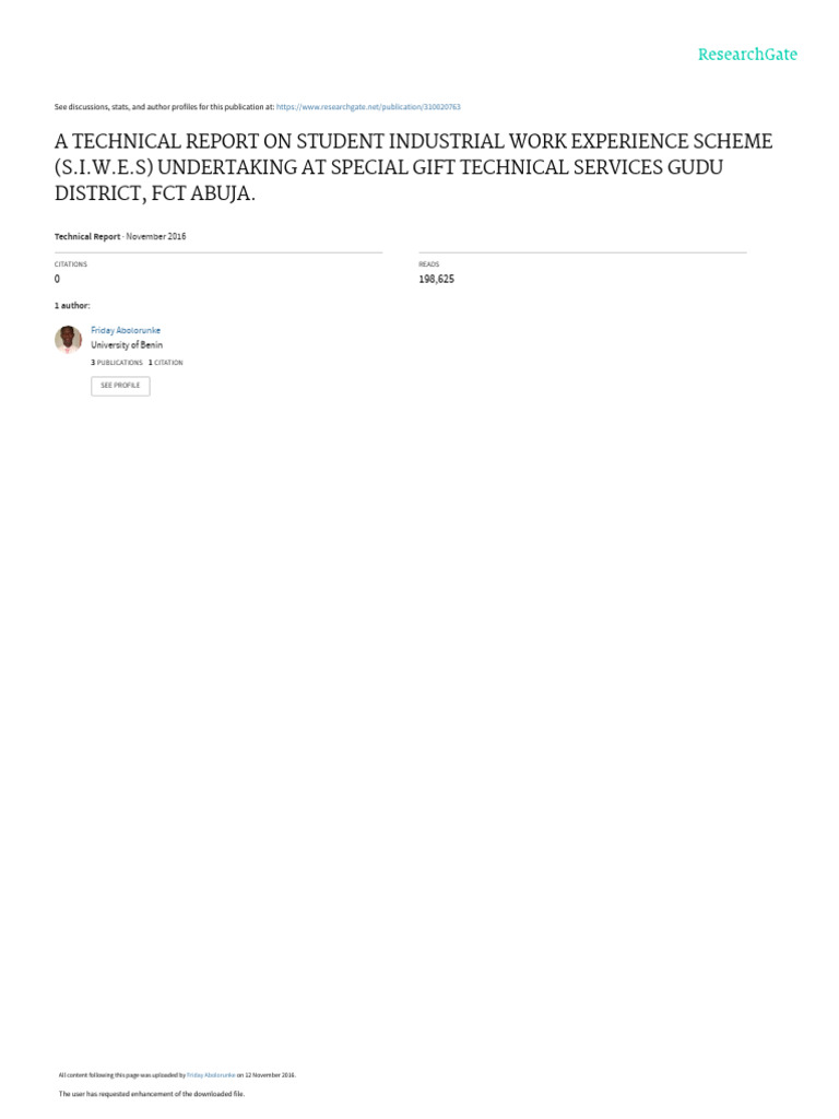 Industrial Training Report | PDF | Internal Combustion Engine | Brake