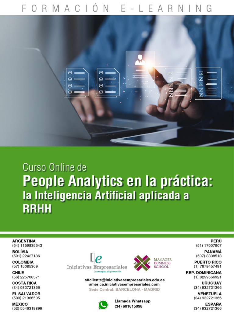 People Analytics Practica Inteligencia Artificial Aplicada RRHH | PDF | Inteligencia artificial ...