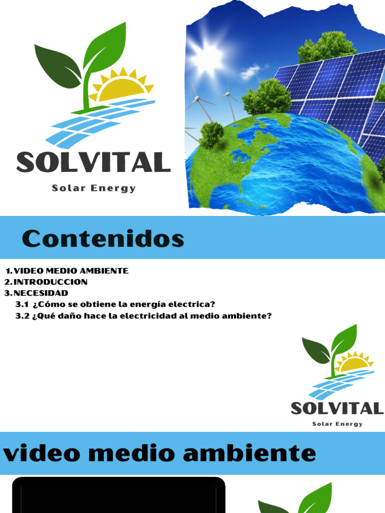 PROYECTO SOLVITAL | PDF | Energía renovable | Fotovoltaica