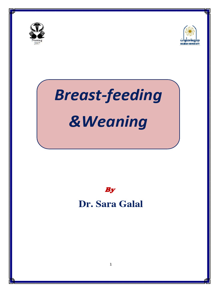 Breast Feeding Weaning Pdf Breastfeeding Breast Milk