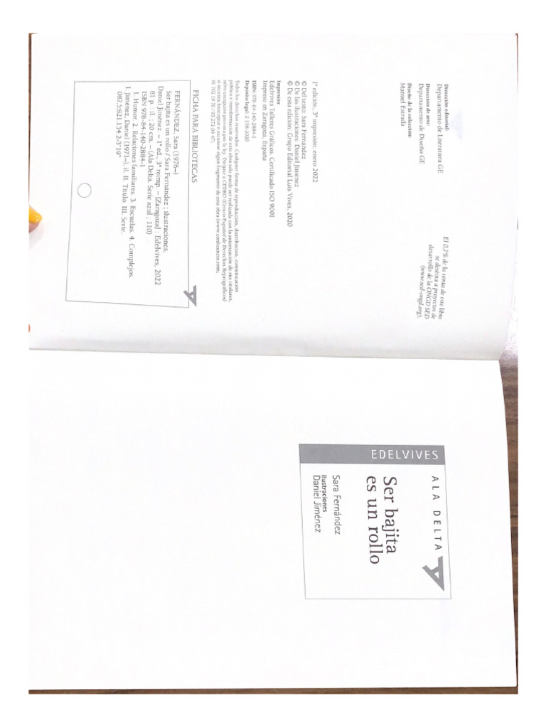 Libro Ser Bajita Es Un Rollo - Sara Fernández | PDF