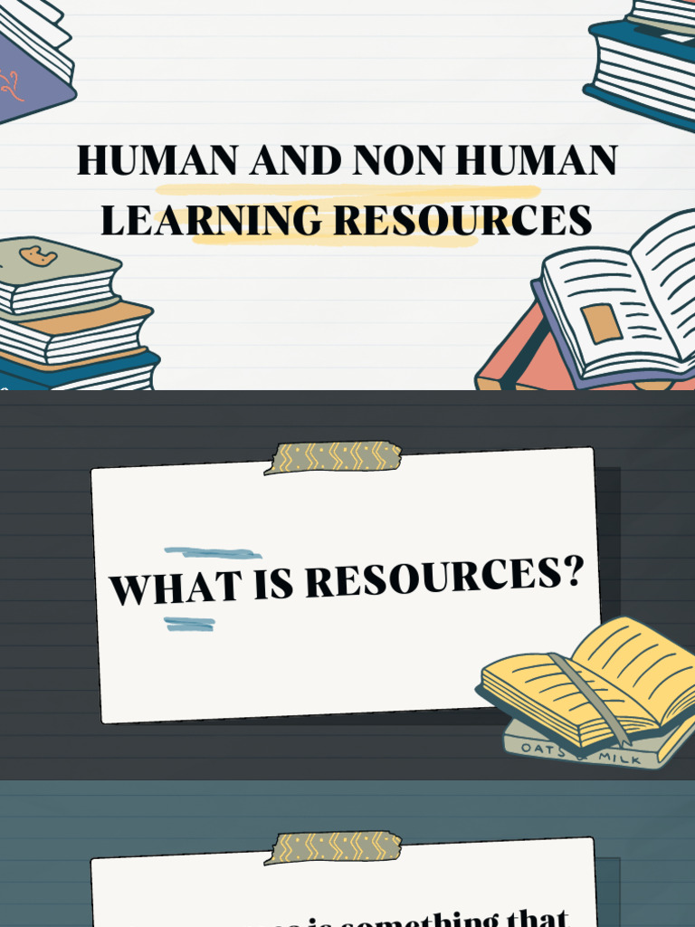 Human and Non Human Learning Resources 2 | PDF