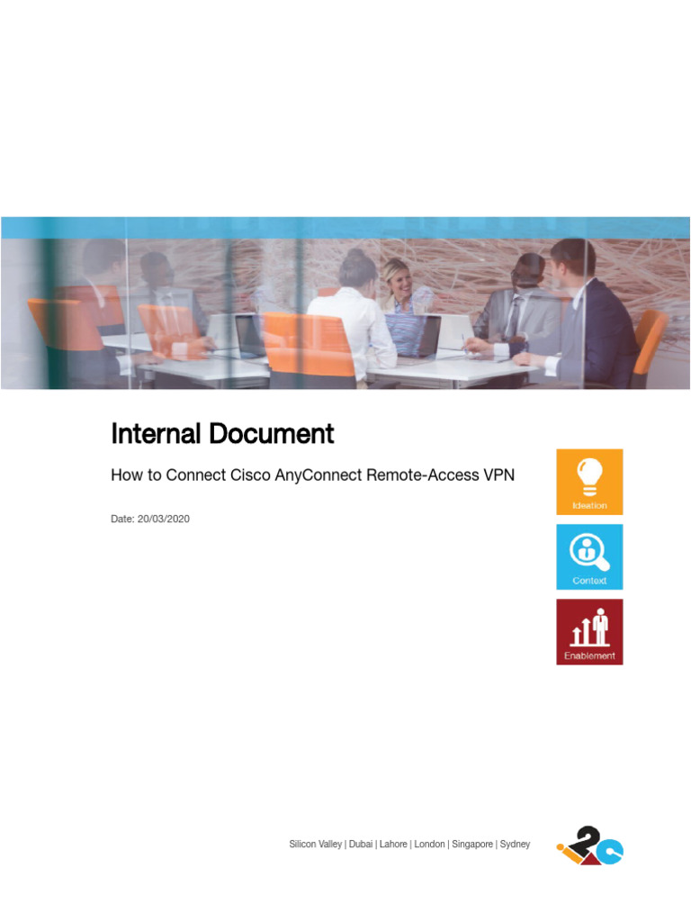 How To Connect Cisco AnyConnect Remote-Access VPN | PDF | Virtual ...