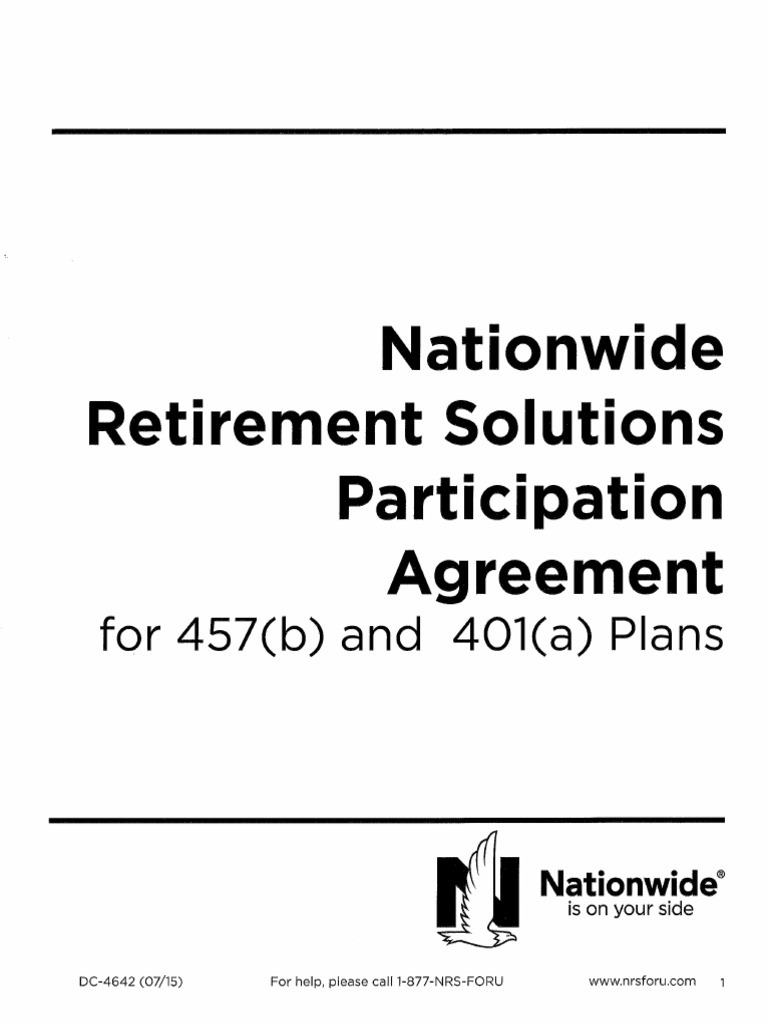 457 NRS Enrollment Form Packet Signed | PDF | Investing | Taxes