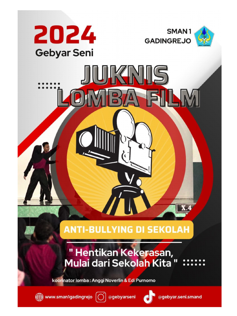 Juknis Lomba Film Anti-Bullying 2024 | PDF