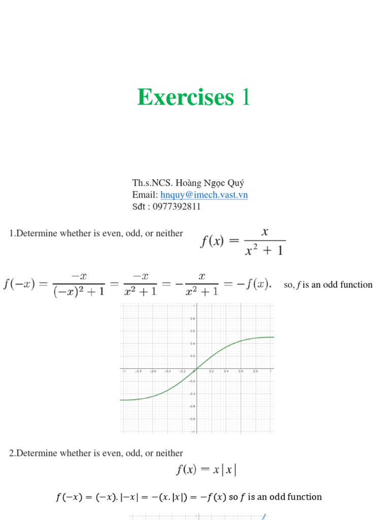 Exercises Calculus 1 Week 1 2 3 4 | PDF | Derivative | Tangent
