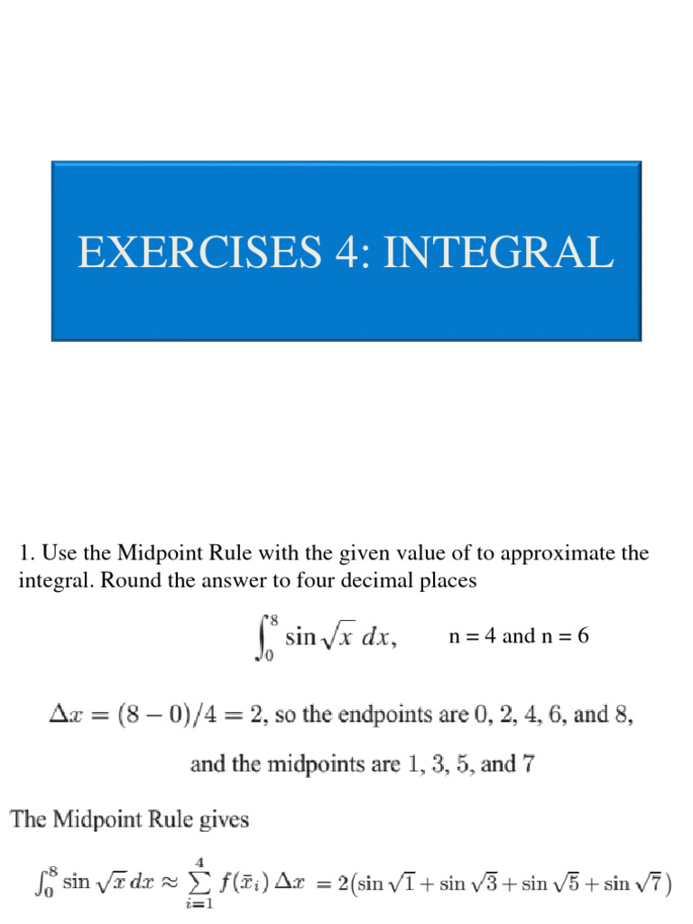 Exercises Calculus 1 Week 5 6 7 | PDF | Mathematical Objects | Mathematical Concepts