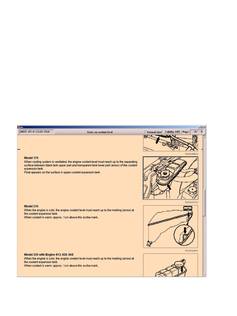 Coolant Level e 320 1 | PDF