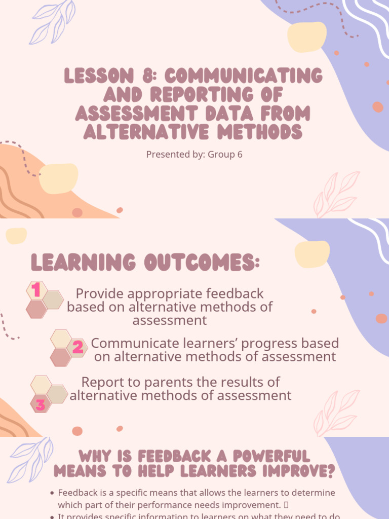 GROUP 6- LESSON 8 | PDF | Learning | Cognitive Science