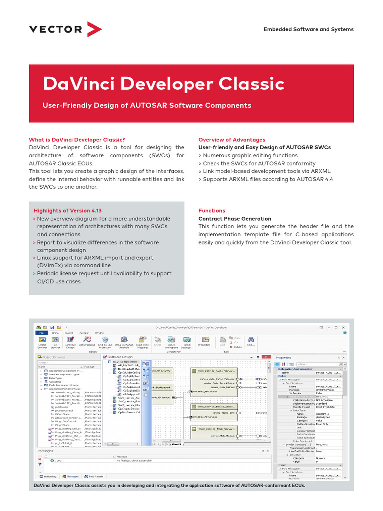 DaVinci Developer FactSheet en | PDF | Software | Software Engineering