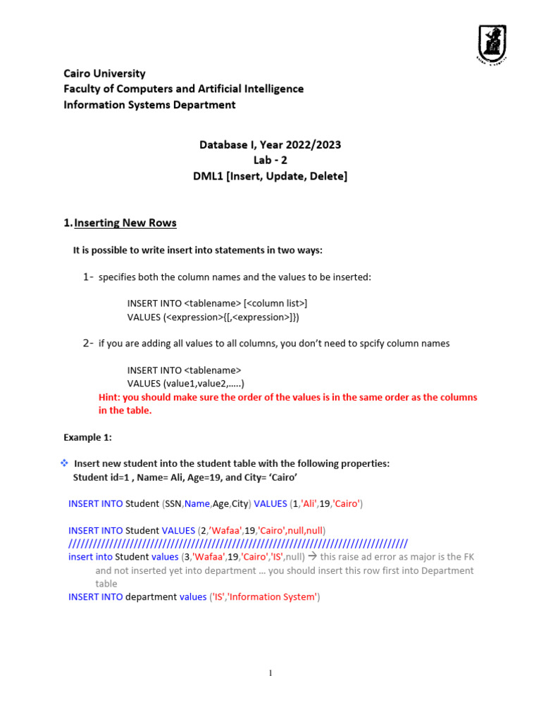Lab2 - DML1 | PDF | Information Retrieval | Computer Programming