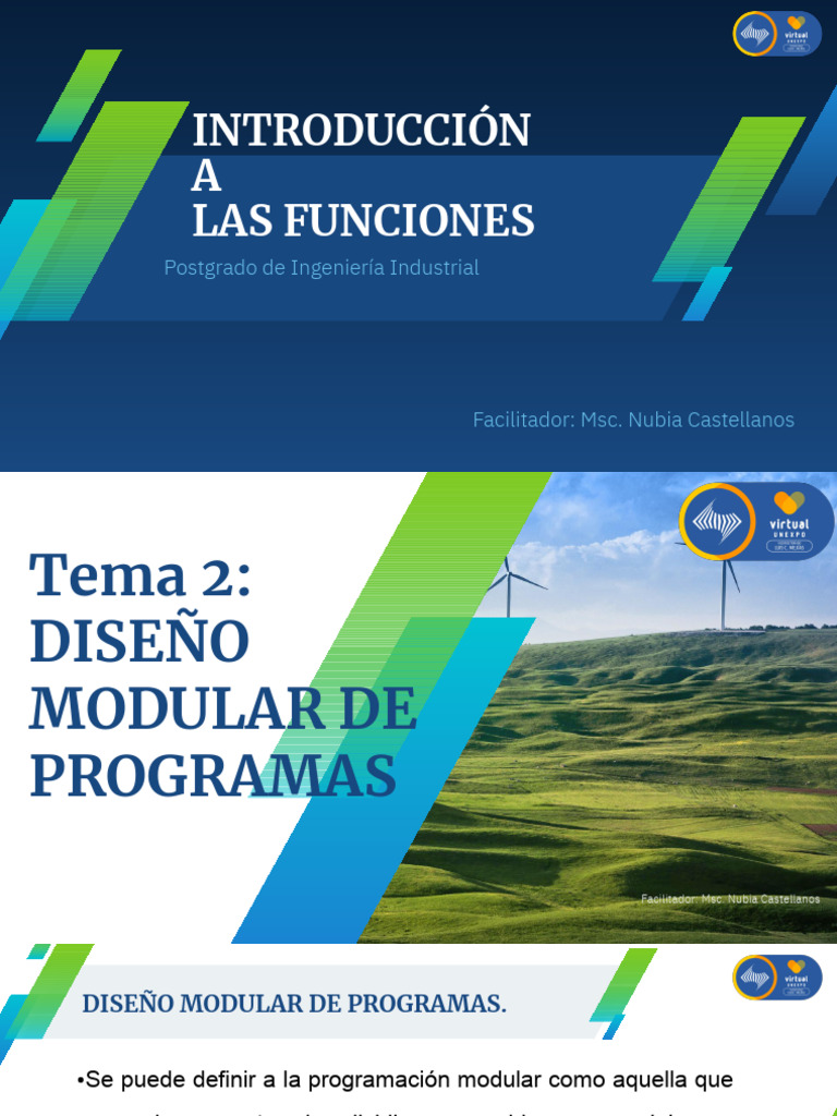Diseño Modular y Funciones en Programación | PDF | Programa de ...
