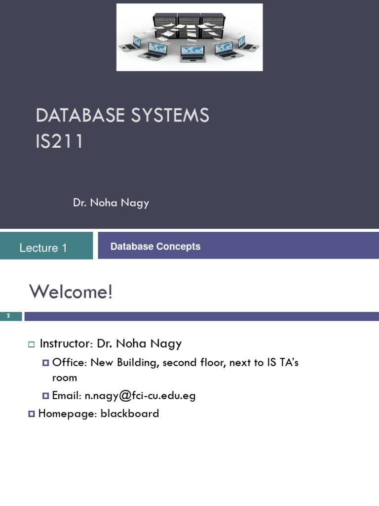 Lec 1 | PDF | Databases | Information Technology