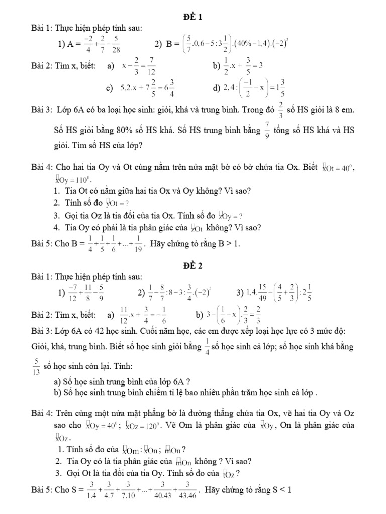 03 DE KIEM TRA HOC KY II - 2020 Thanh | PDF