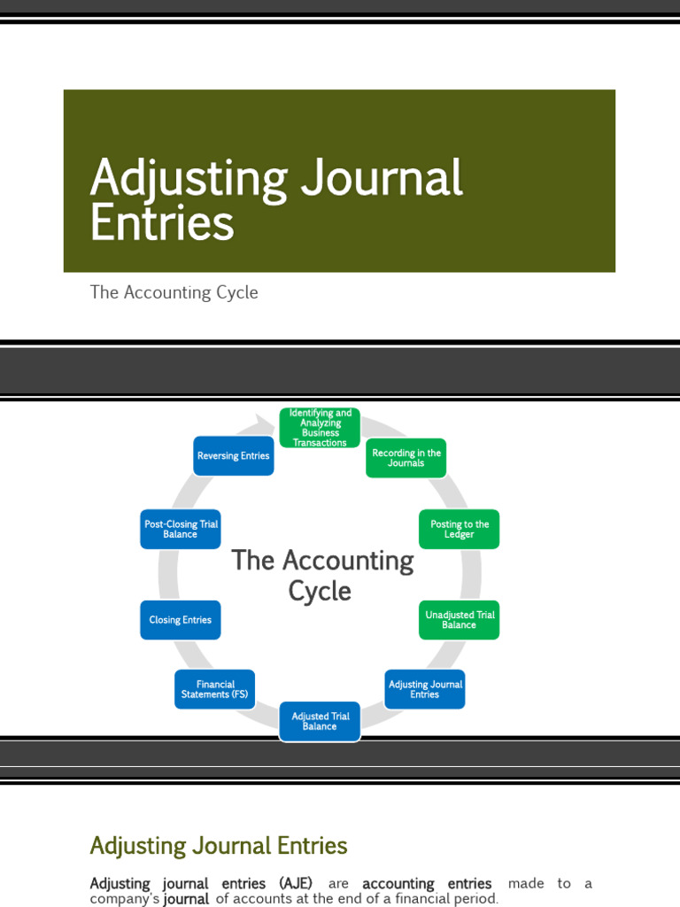 Adjusting Journal Entries | PDF | Deferral | Depreciation