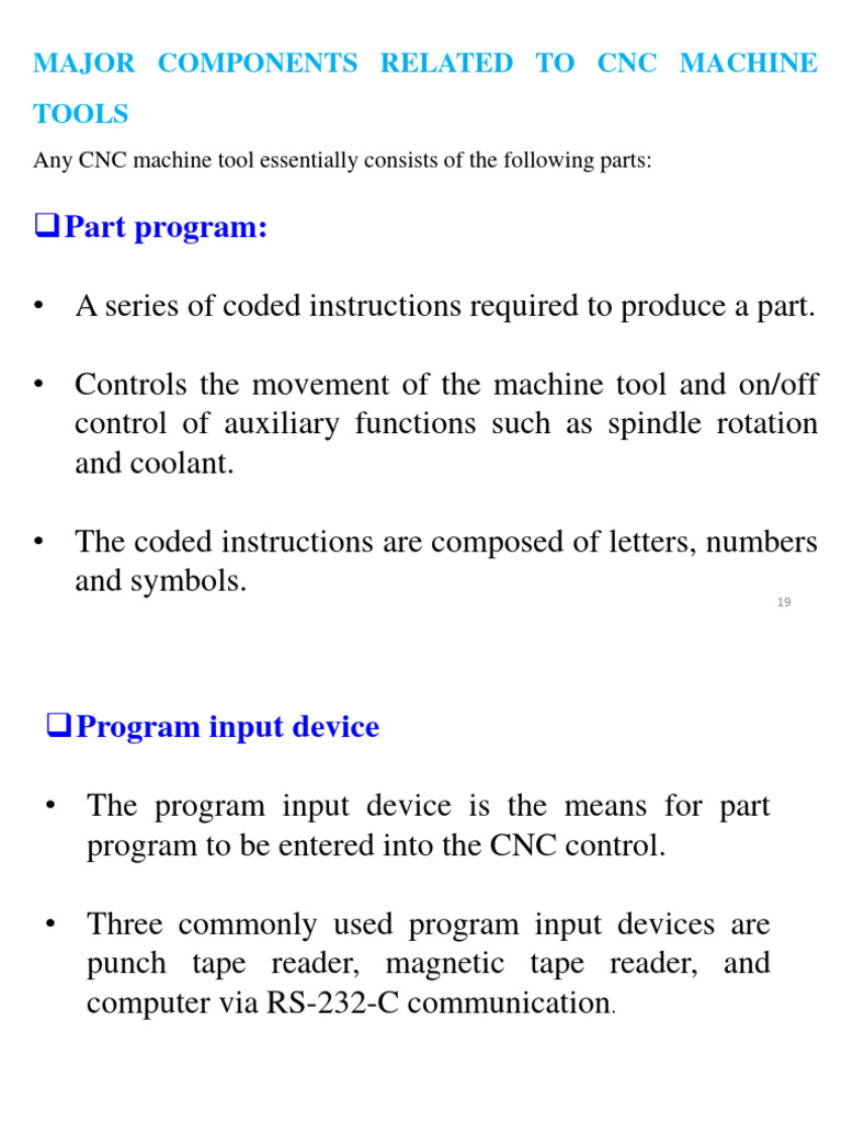 Notes Cnc Pdf Numerical Control Machines