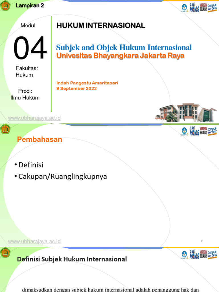 Sessi 4 HUKUM INTERNASIONAL 2023 | PDF | Politik