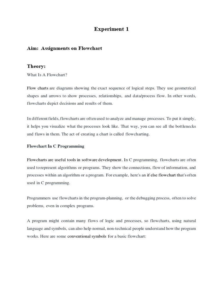 Experiment 1 | PDF | Computing | Computer Science
