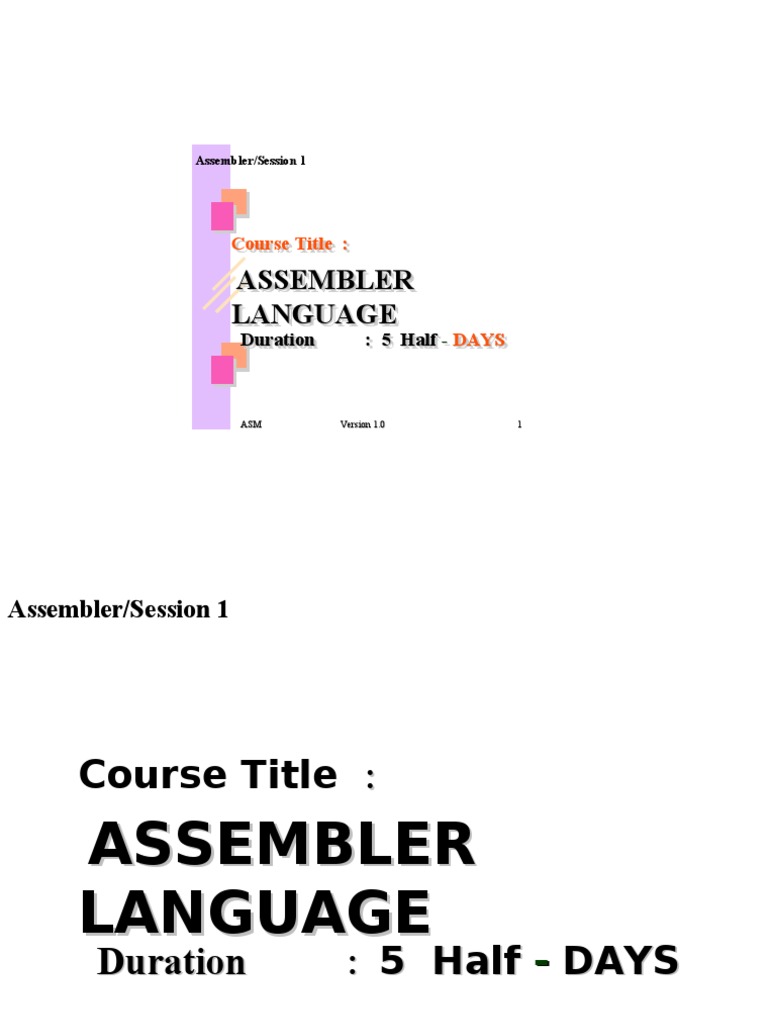 Asm | PDF | Assembly Language | Binary Coded Decimal