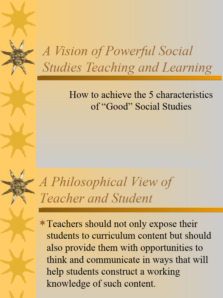 Powerful Social Studies Teaching Guide | PDF | Knowledge | Teachers