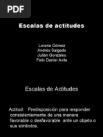 Escala o Escalograma de Guttman | PDF | Medición | Actitud (psicología)