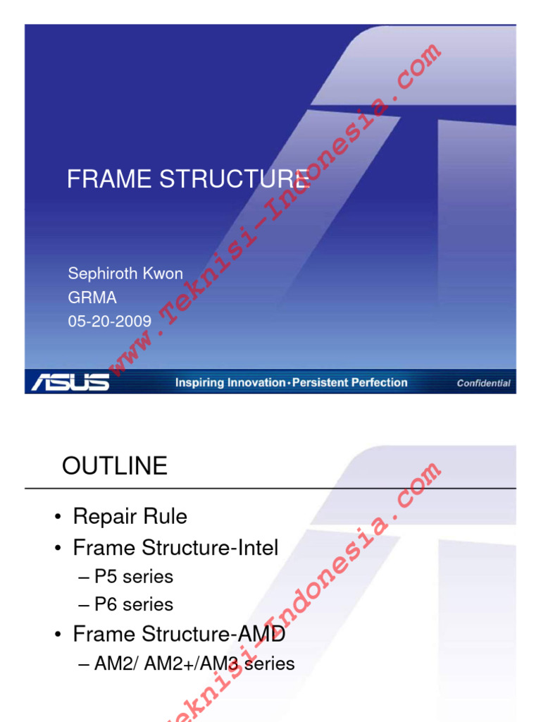 Asus Repair LESSON 1 - FRAME STRUCTURE | PDF | Computing | Computer Engineering