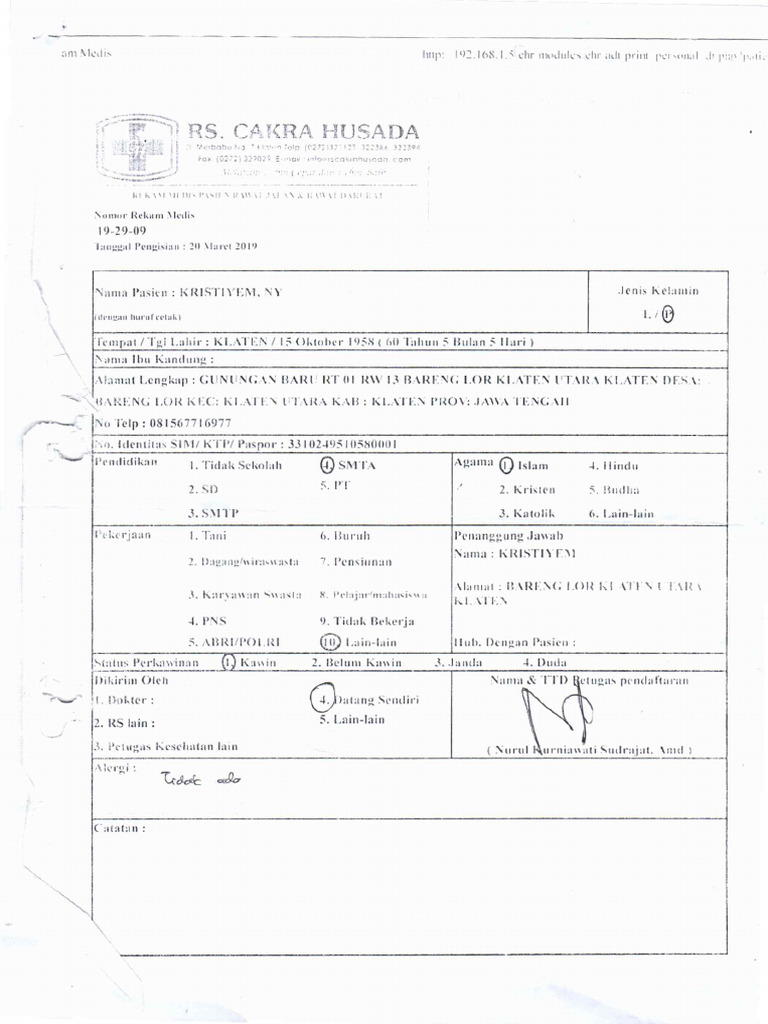 Bukti Pelaksanaan PRMRJ | PDF