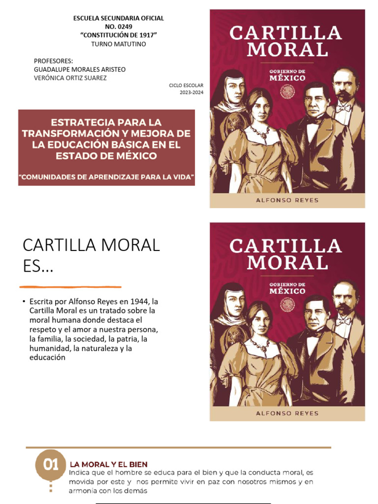 Cartilla Moral de Alfonso Reyes 2023 | PDF