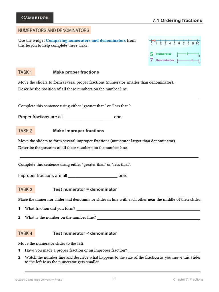 Numerators and Denominators | PDF | Algebra | Mathematical Concepts