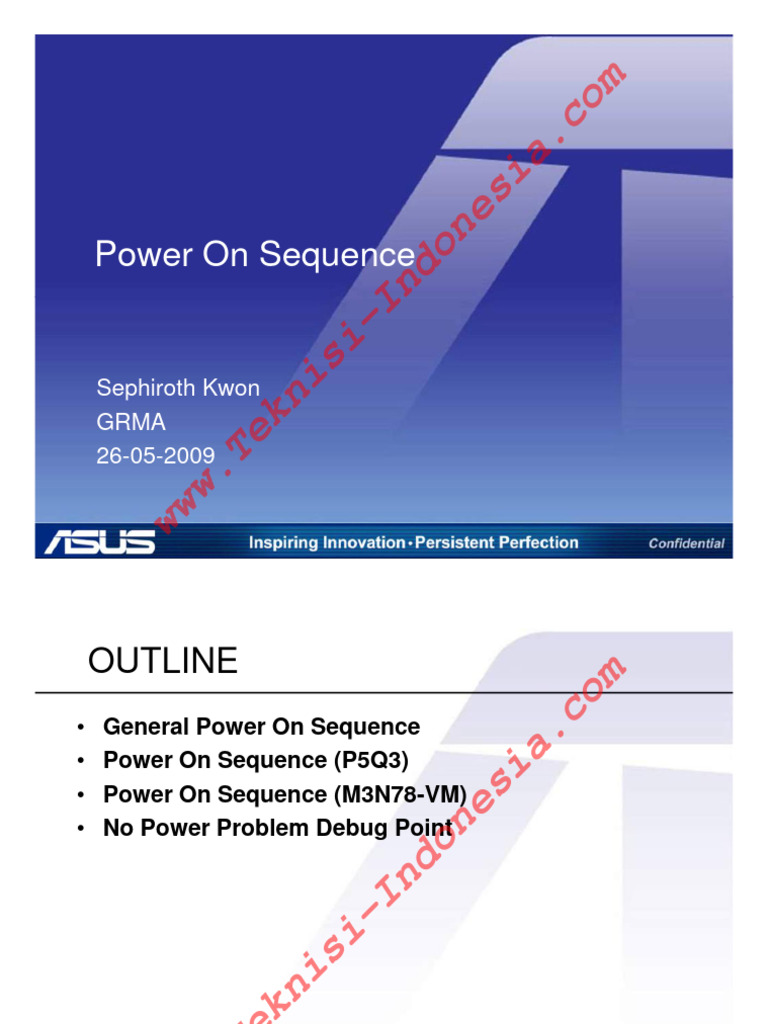 ASUS MotherBoard (LESSON 3) - Power On Sequence Introduction | PDF ... ASUS MotherBoard (LESSON 3) - Power On Sequence Introduction | PDF ...