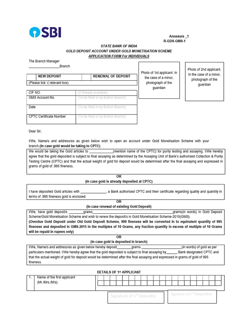 Application Form IND and NON IND | PDF | Fineness | Gold