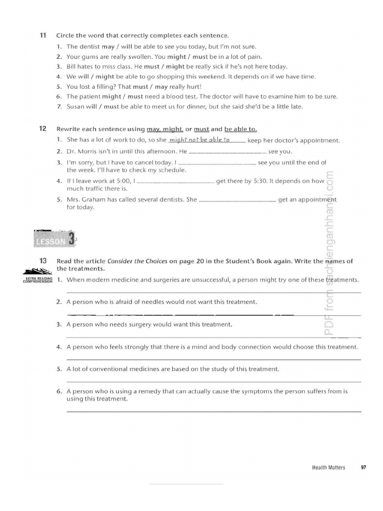 English B2.4 - Unit 2 - Lesson 3+4 - Workbook | PDF
