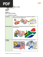 Maths Lit Spring Exchange Rates Manual | PDF | Exchange Rate | Currency